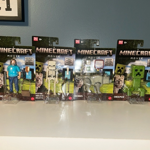 Mattel | Toys | Minecraft Movie Action Figures Set | Poshmark